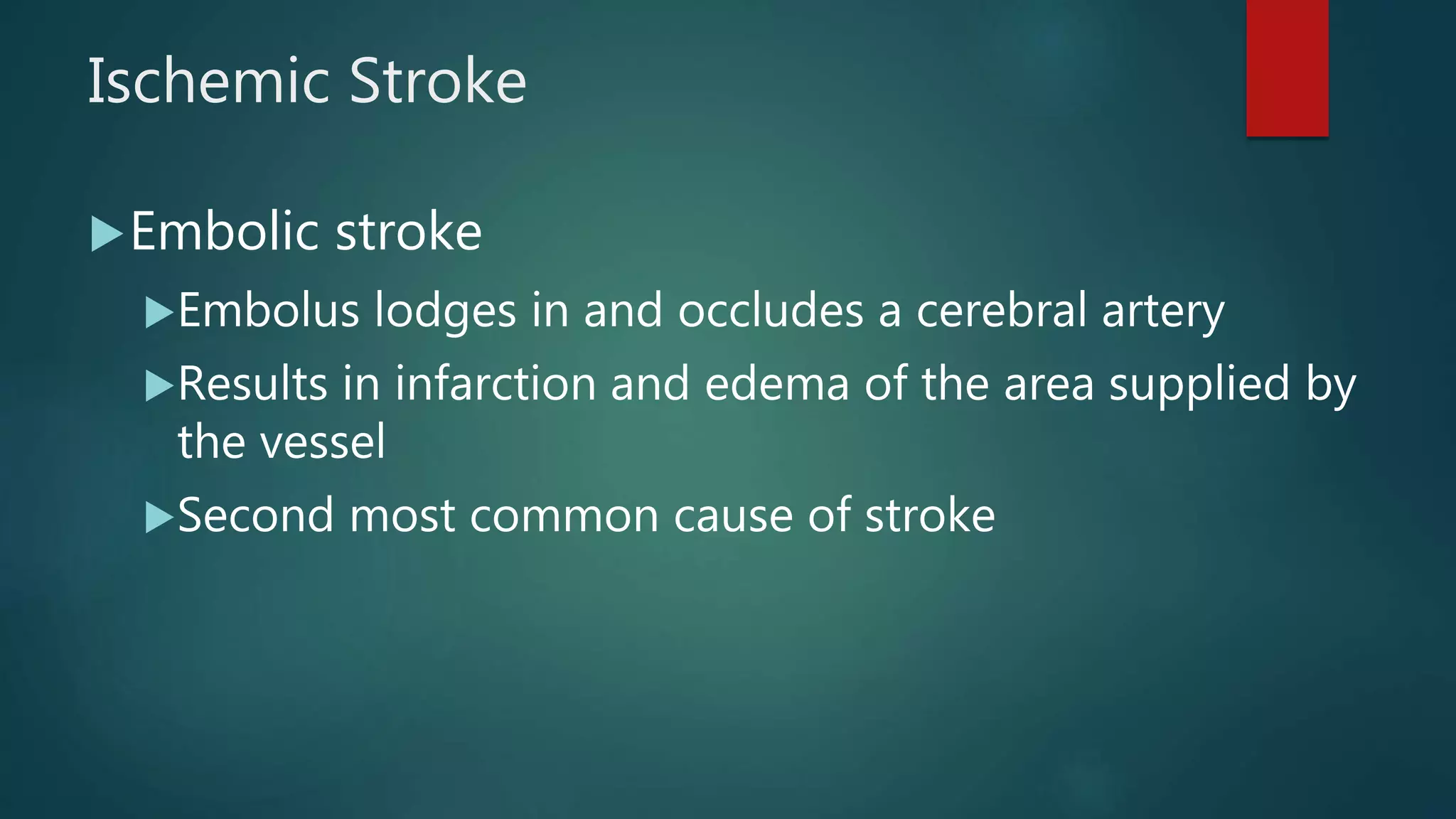 Medical Radiological and Surgical Management of Stroke | PPTX