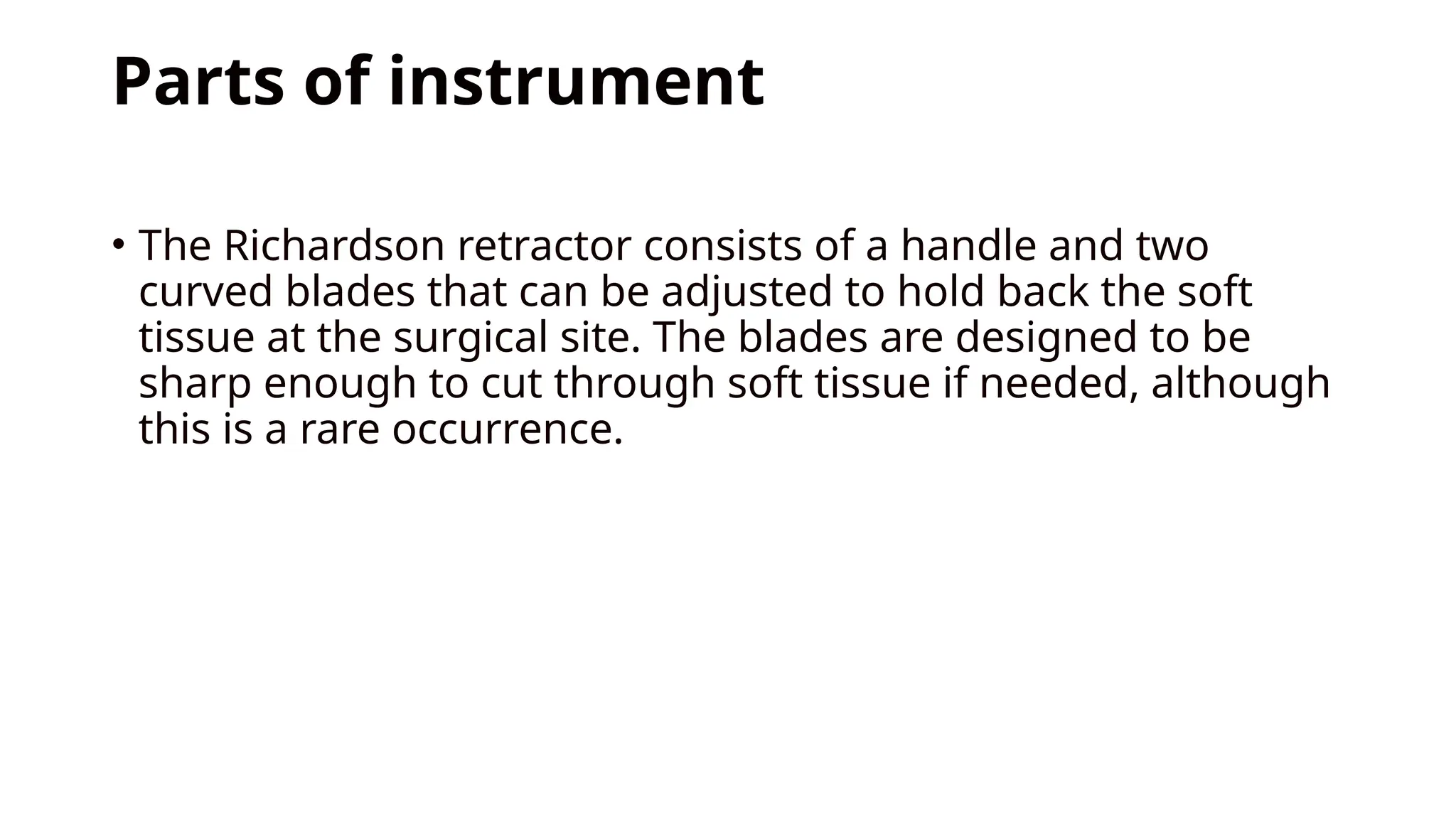 surgery instruments.pptx Retractor hand held | PPTX
