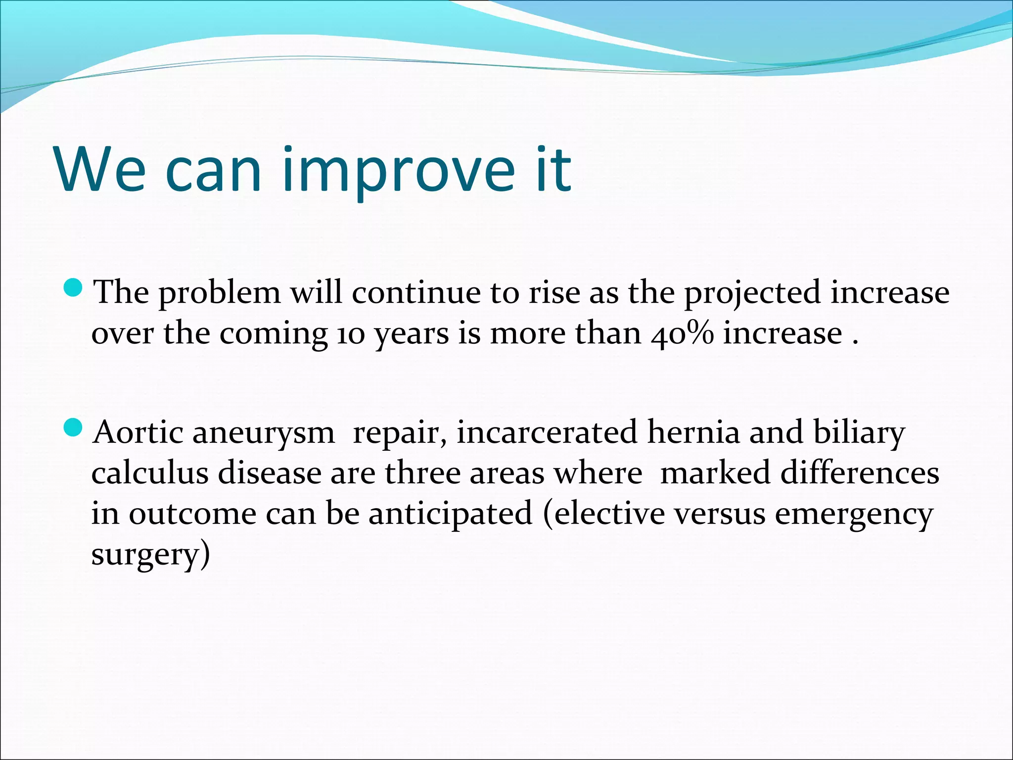 Surgery in the elderly | PPT