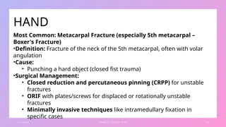 Fractures of Upper Extremity.pptx / Humerus fracture, colle's fracture ...
