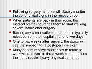 Surgery kidneydonors | PPT