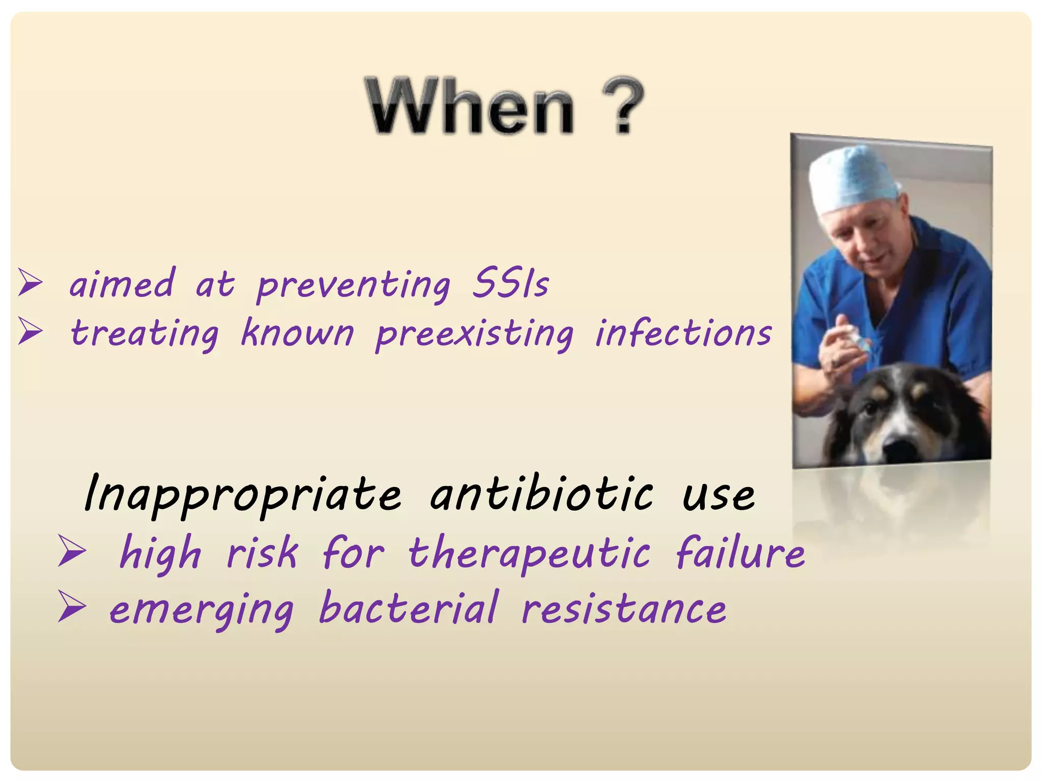 Antibiotic therapy in veterinary surgey | PPTX