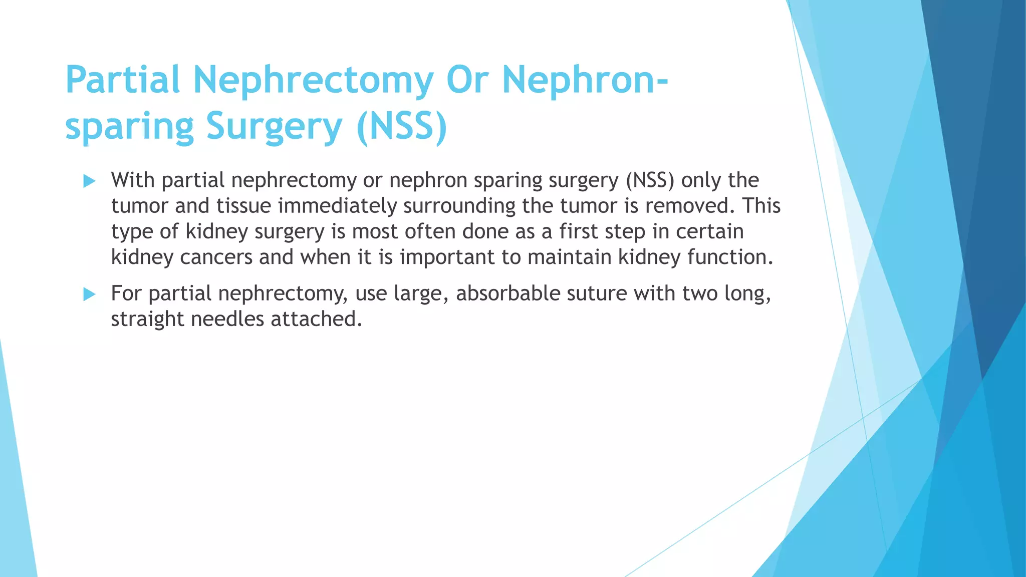 Surgery of renal/ urinary system | PPTX