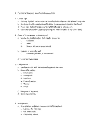 Surgery Osce Quiz 5 | PDF