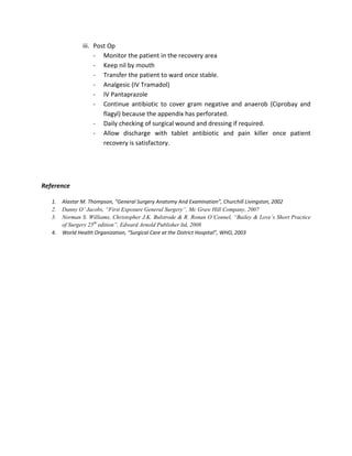 Surgery Osce Quiz 5 | PDF