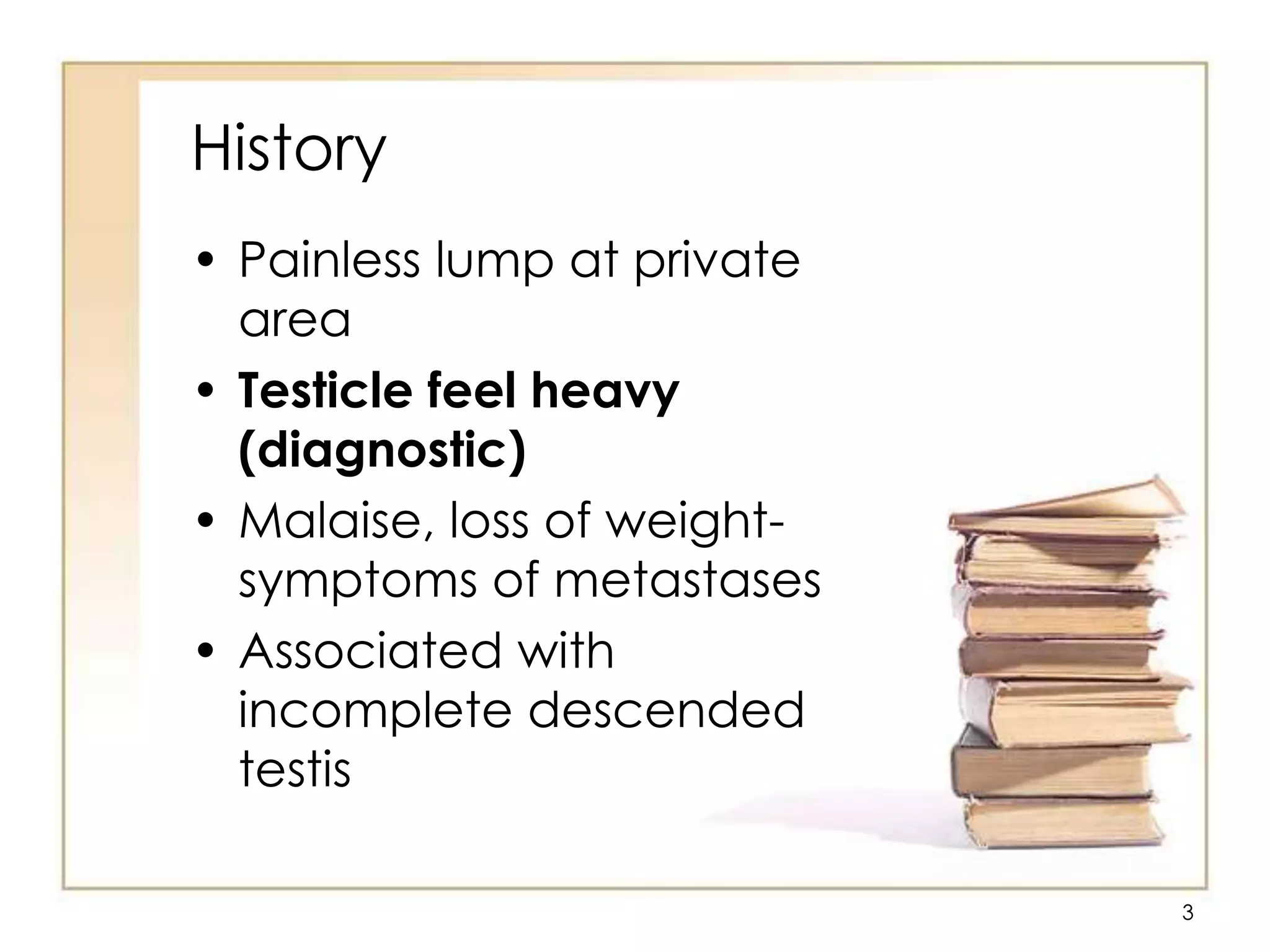 Painless scrotal swelling | PPTX