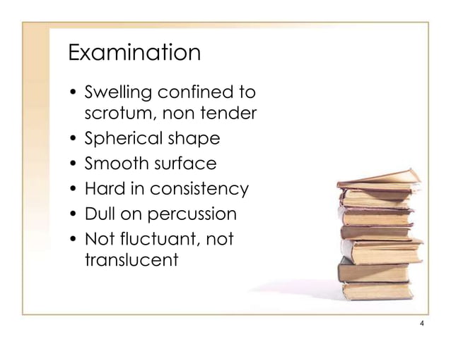 Painless scrotal swelling | PPT