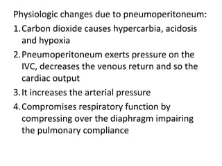 Creation of pneumoperitoneum in laparoscopic surgery | PPT