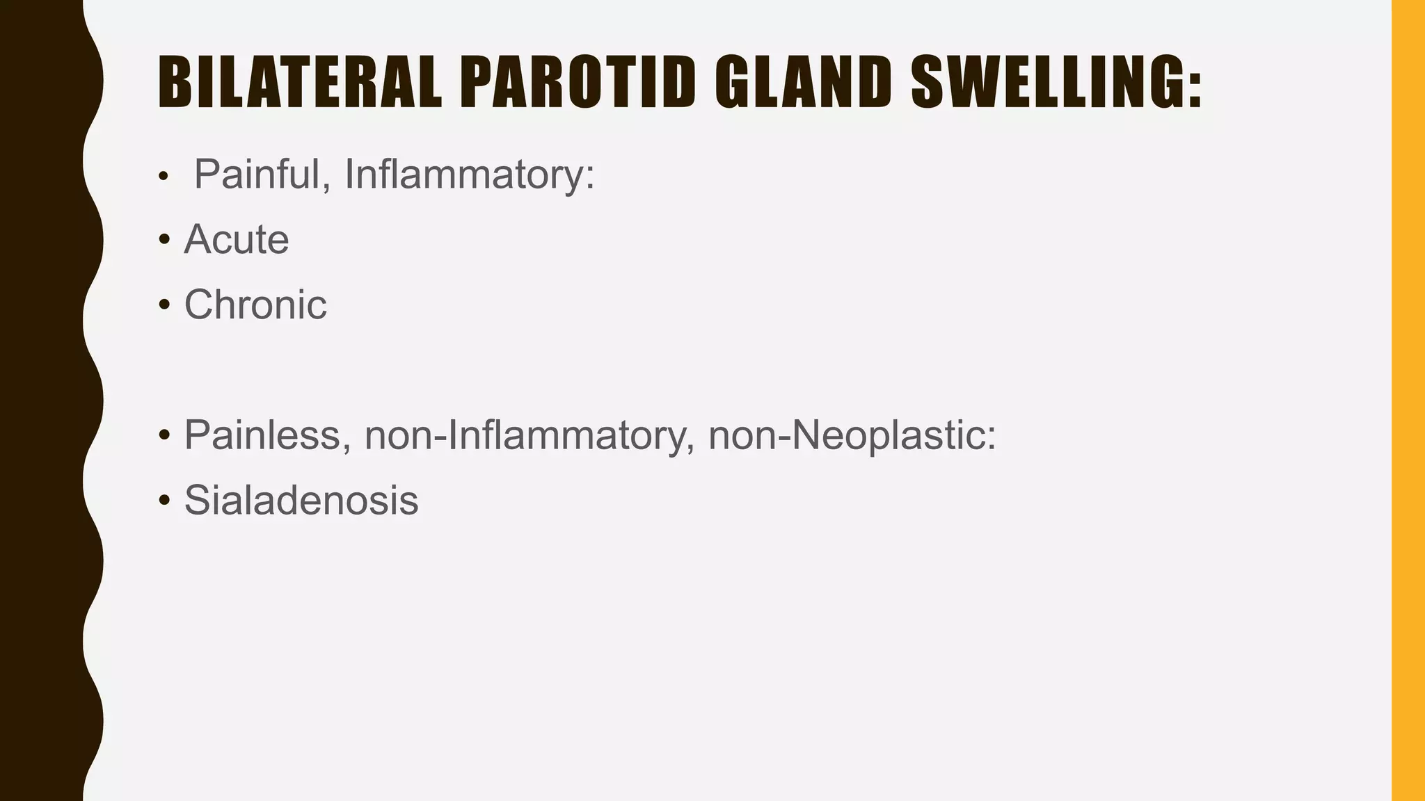 Parotid Gland Swelling Ppt