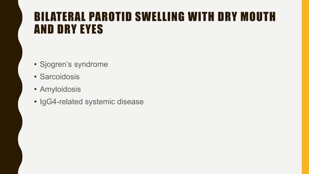 Parotid gland swelling | PPTX