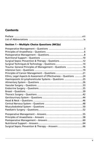 Surgery Questions | PDF