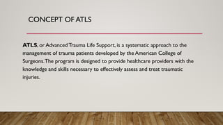 surgery seminar 1.pptx approach to trauma | PPTX