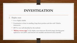 Surgery VARICOSE VEINS PPT.pptx Diphu Medical College and Hospital | PPTX