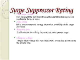 Surge supressor | PPT