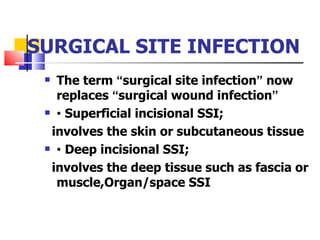 Surgical infections Control | PPT