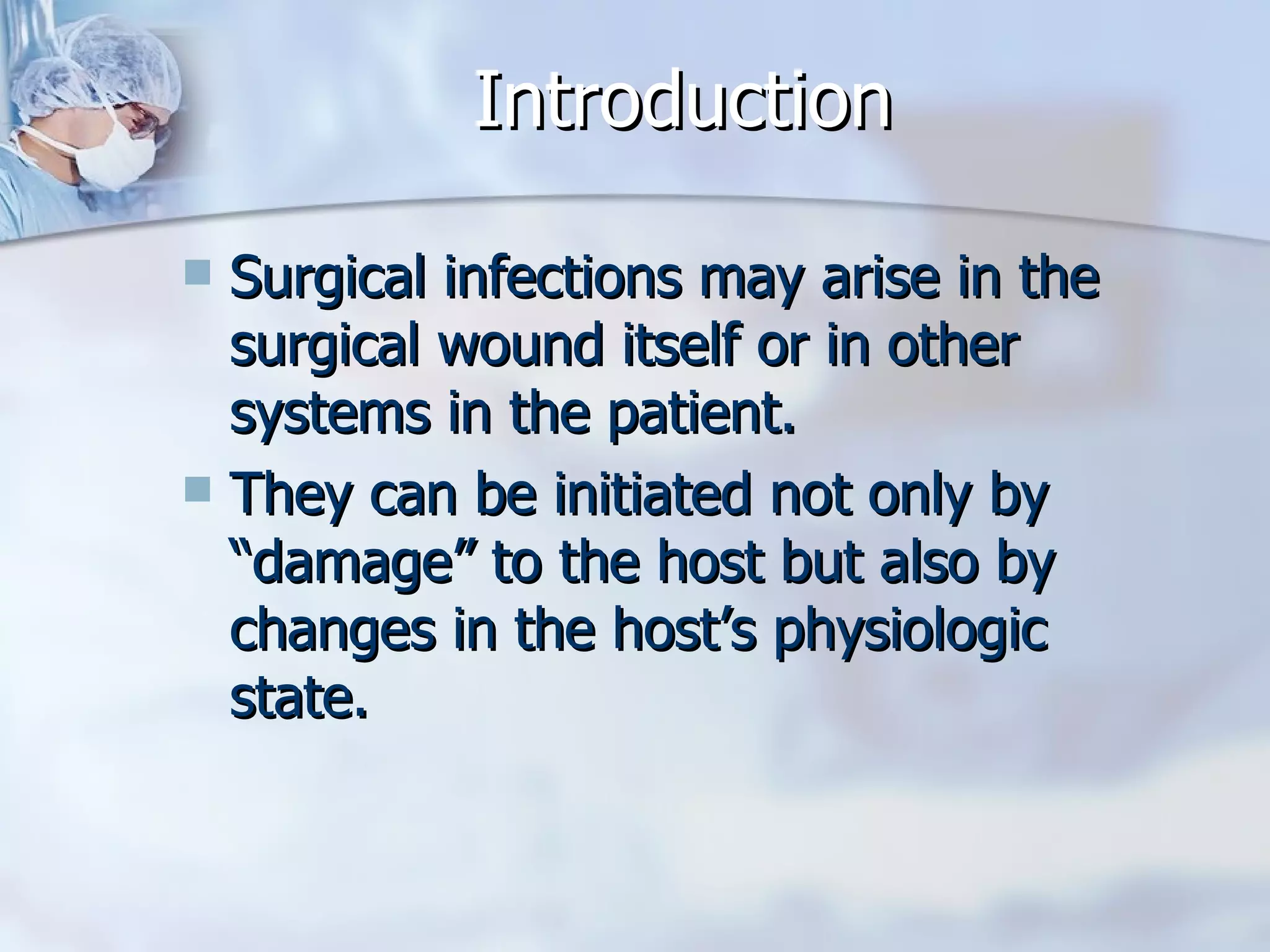 Surgical Infections Revised 2008 | PPT