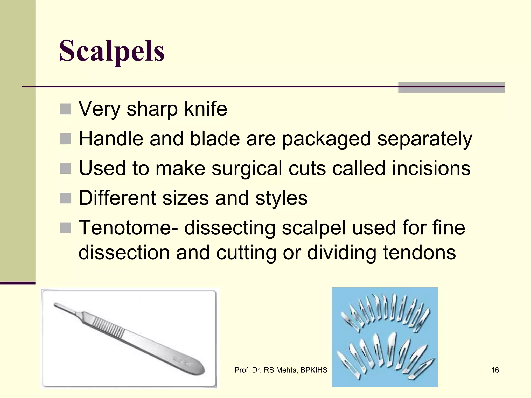 Surgical instruments, drains & catheters | PPSX