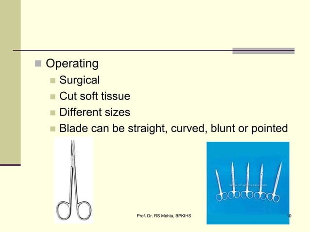 Surgical instruments, drains & catheters | PPSX
