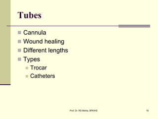 Surgical instruments, drains & catheters | PPSX