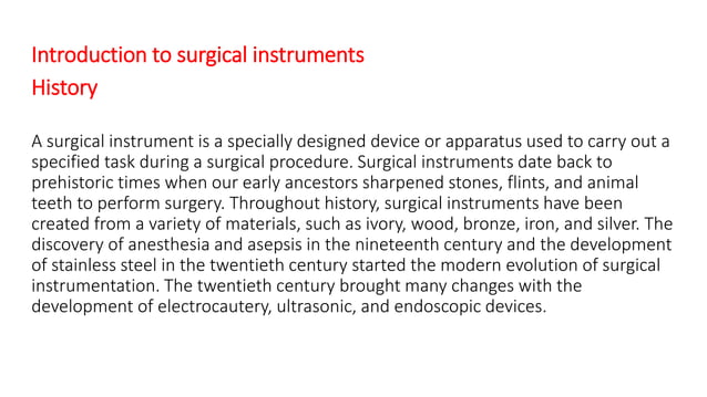 surgical instruments | PPT