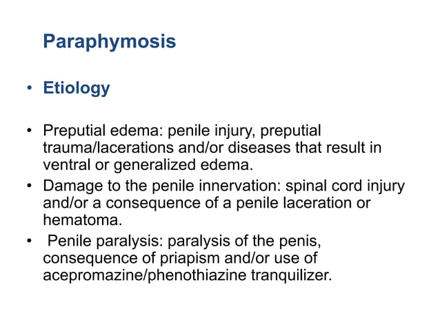 Surgical affection of penis and prepuce | PPTX | Sexual Conditions ...