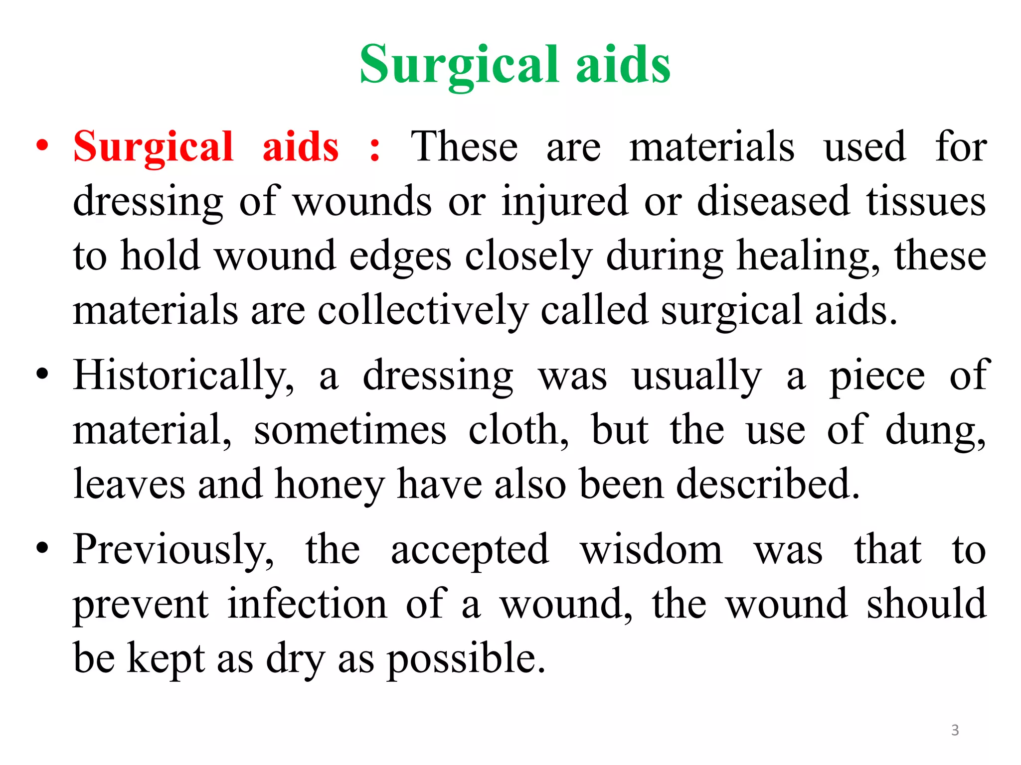 Surgical Aids | PPTX
