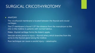 Surgicalairwayand cricothyroidotomy.pptx