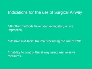Surgical airway inservice 6 2009 | PPT | Lung and Respiratory Health ...