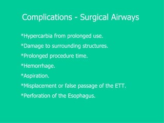 Surgical airway inservice 6 2009 | PPT | Lung and Respiratory Health ...