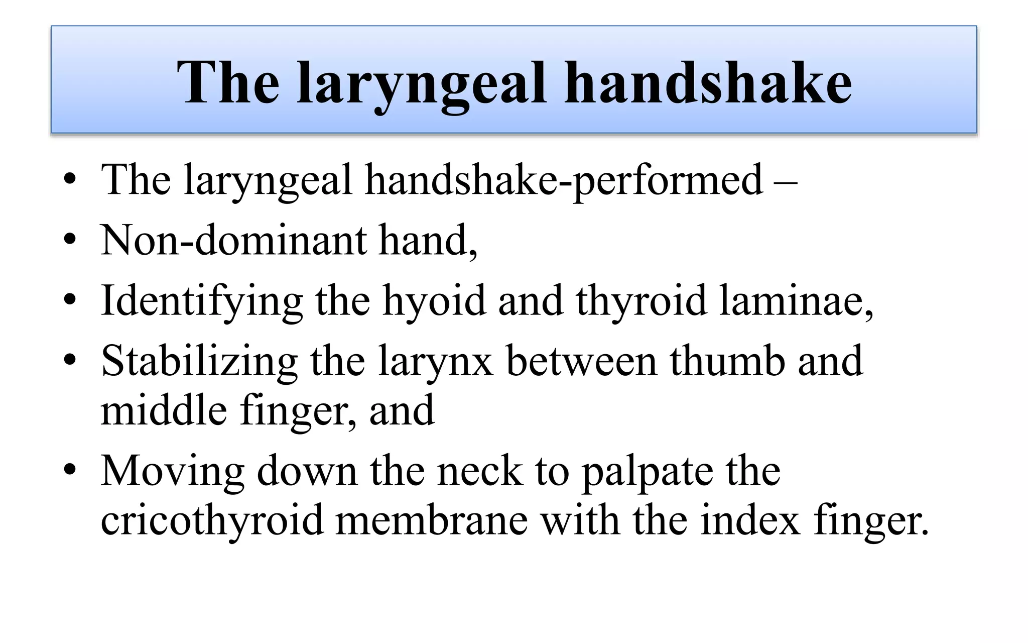 Surgical airway techniques | PPTX