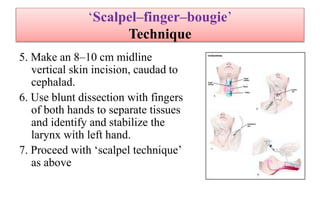 Surgical airway techniques | PPTX