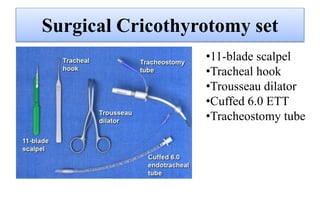 Needle Cricothyroidotomy Kit