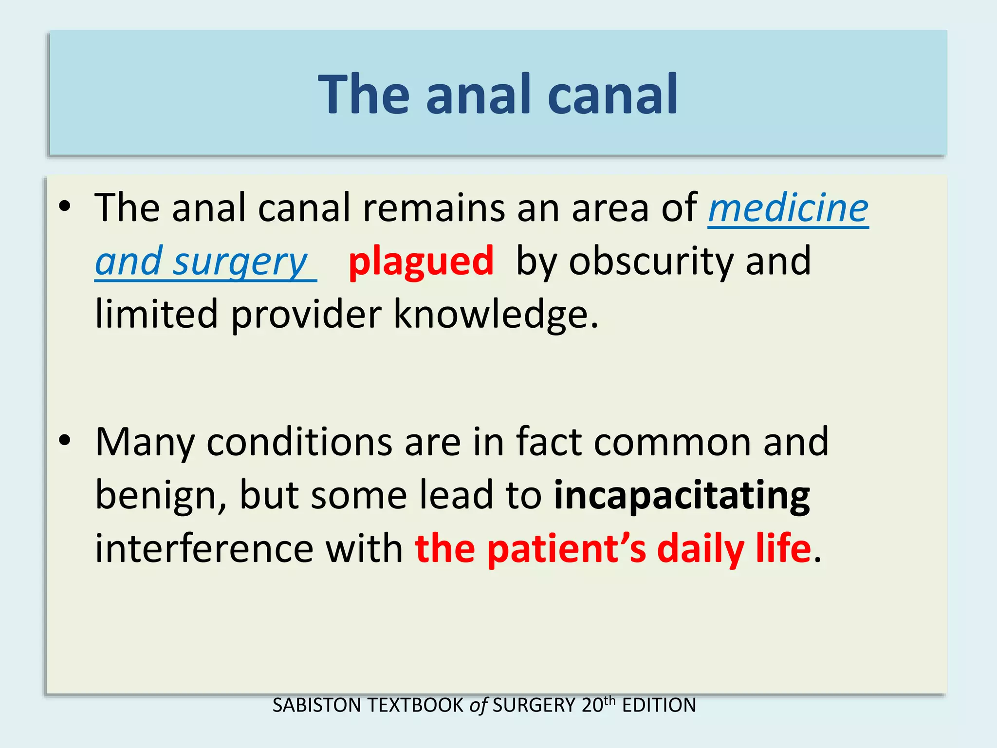 Surgical anatomy anal canal | PPTX