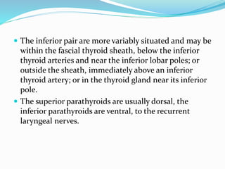 Surgical anatomy and physiology of thyroid and parathyroid | PPTX