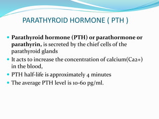 Surgical anatomy and physiology of thyroid and parathyroid | PPTX