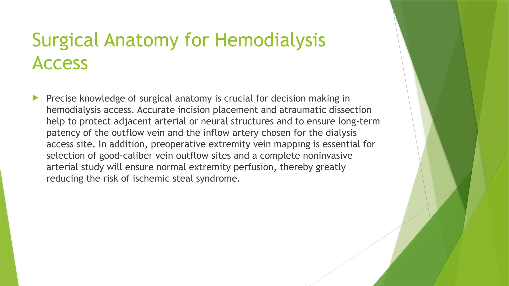 Surgical Anatomy for Hemodialysis Access.pptx