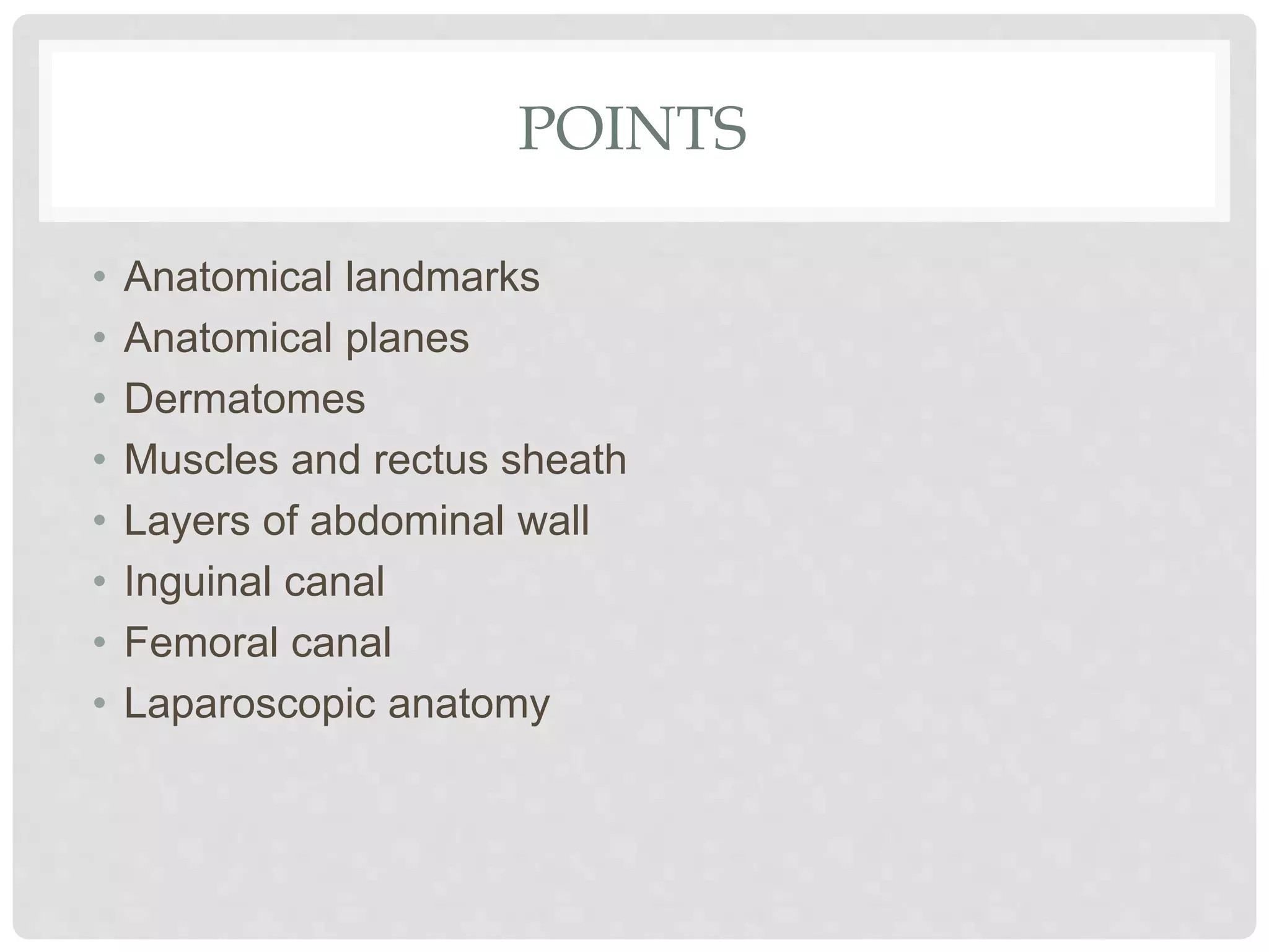 Surgical anatomy of abdomen | PPTX
