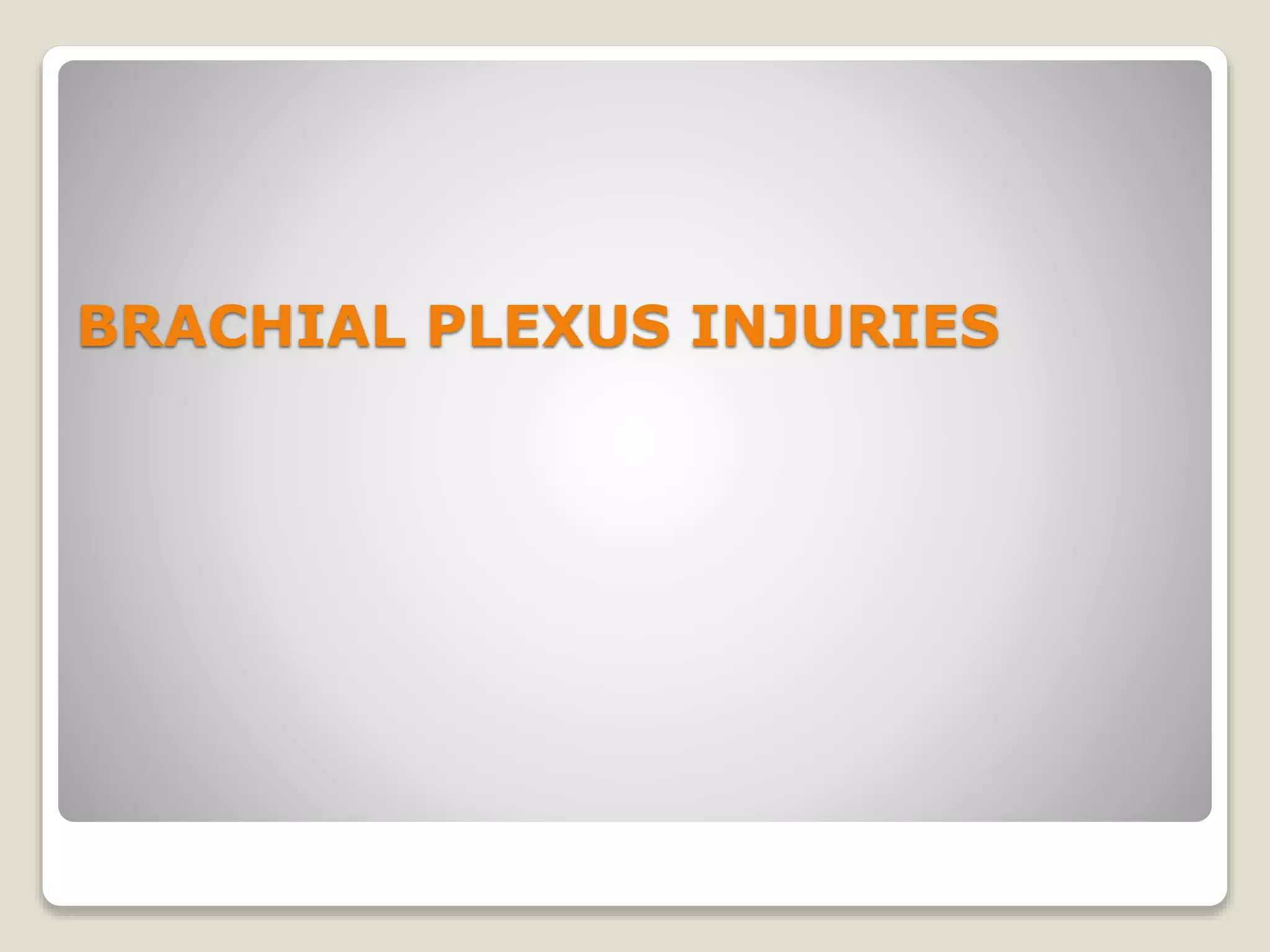 Anatomy of brachial plexus | PPT