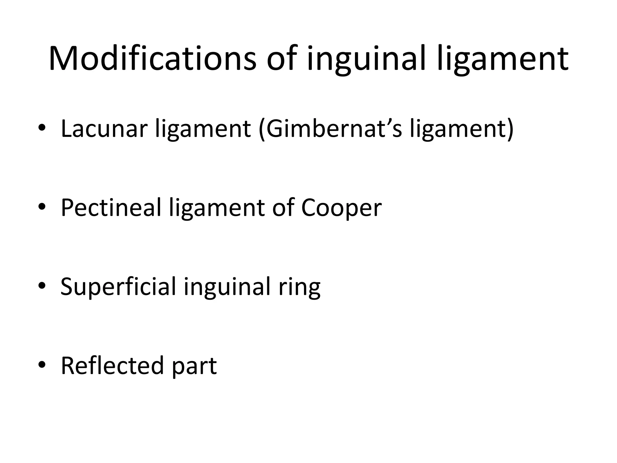 Surgical anatomy of inguinal hernia | PPTX