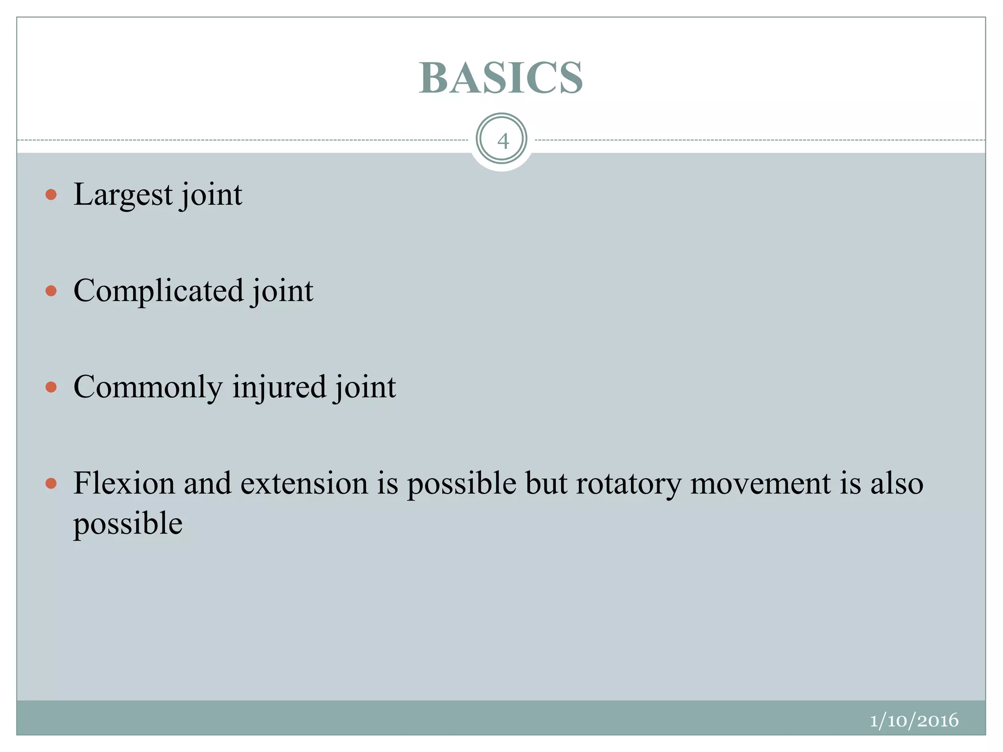 Surgical anatomy of knee joint | PPTX