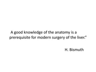 Surgical anatomy of liver | PPTX
