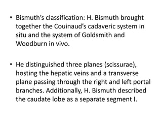 Surgical anatomy of liver | PPTX