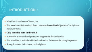 SURGICAL ANATOMY OF MANDIBLE.pptx