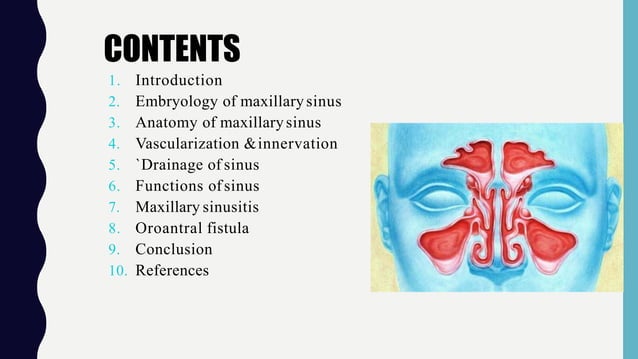 Surgical anatomy of maxillary sinus | PPTX