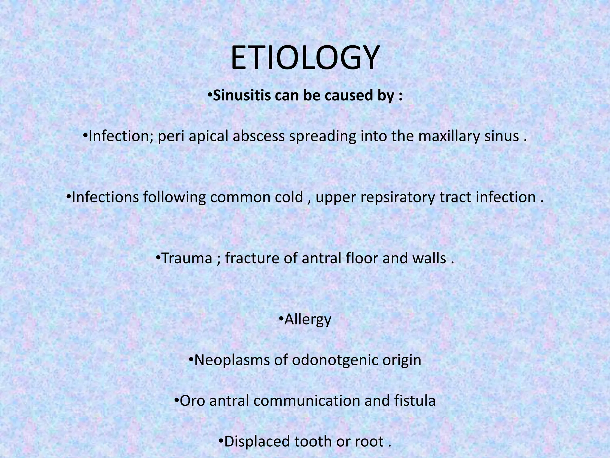 Surgical anatomy of Maxillary Sinus , Lateral wall of nose and Soft ...
