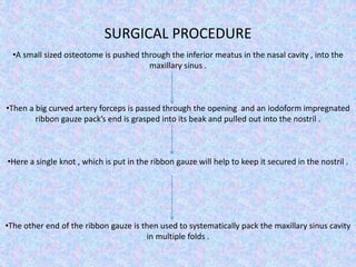 Surgical anatomy of Maxillary Sinus , Lateral wall of nose and Soft ...