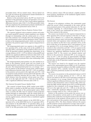 Surgical anatomy of microsurgical sulcal key points | PDF