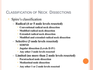 Surgical anatomy of neck and types of neck dissection | PPTX