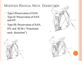Surgical anatomy of neck and types of neck dissection | PPTX