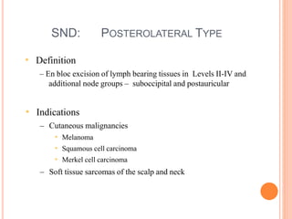 Surgical anatomy of neck and types of neck dissection | PPTX